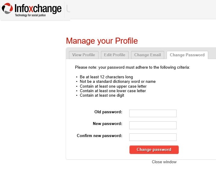 Setting Your Password | S2S Userguide